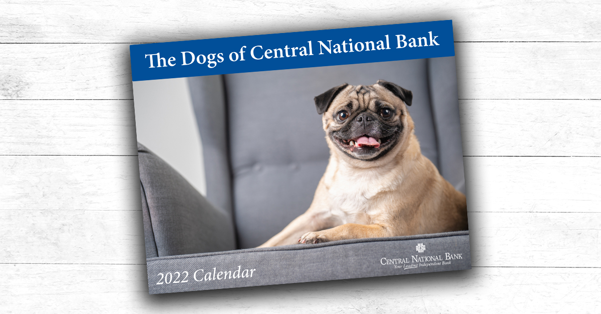 The Dogs of Central National Bank: 2022 Calendars - Central National Bank